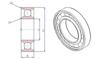 Item # 320-MFF, 300-M Series Single Row Radial Ball Bearings On MRC ...